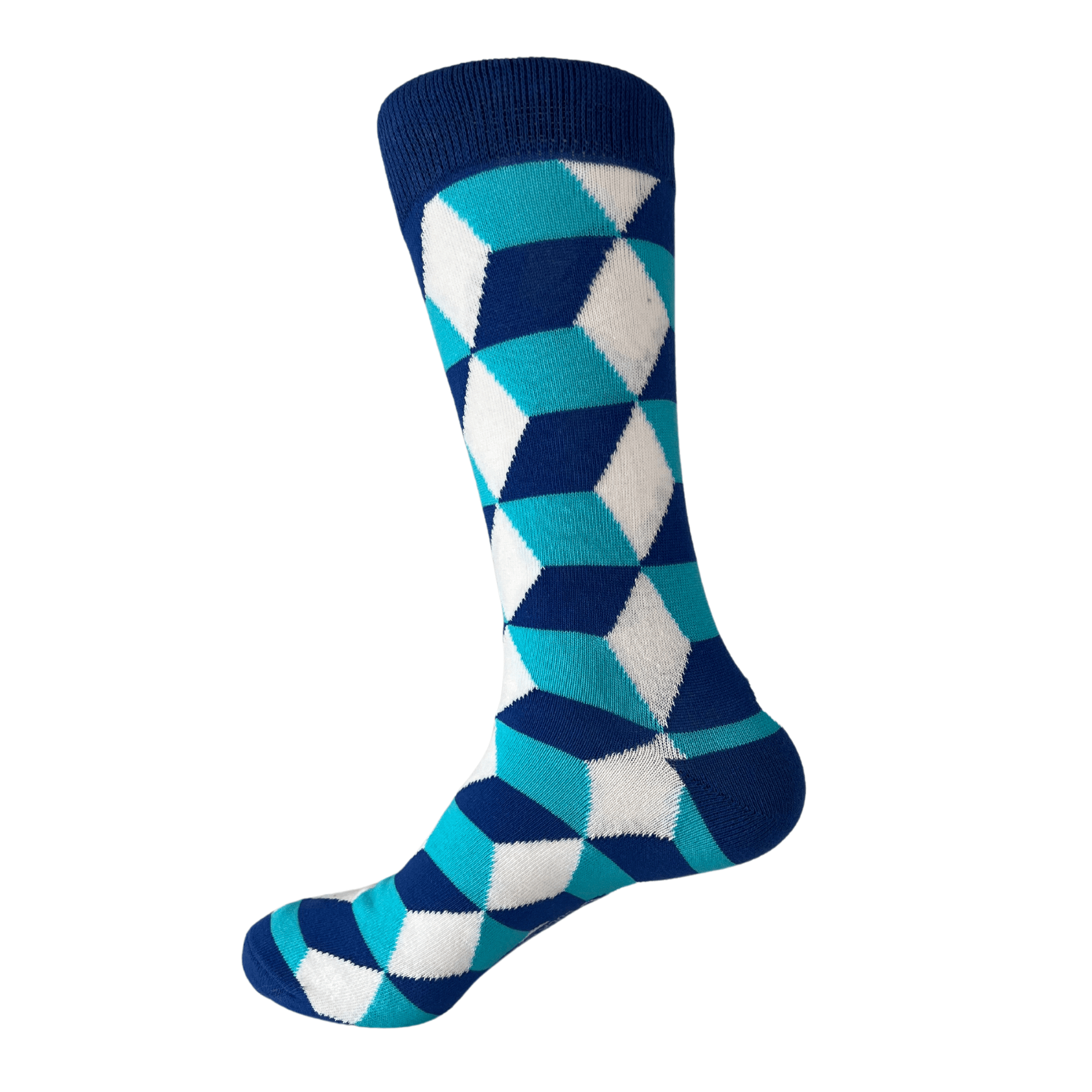 Geometric pattern socks | Sock Geeks | tangram inspired design