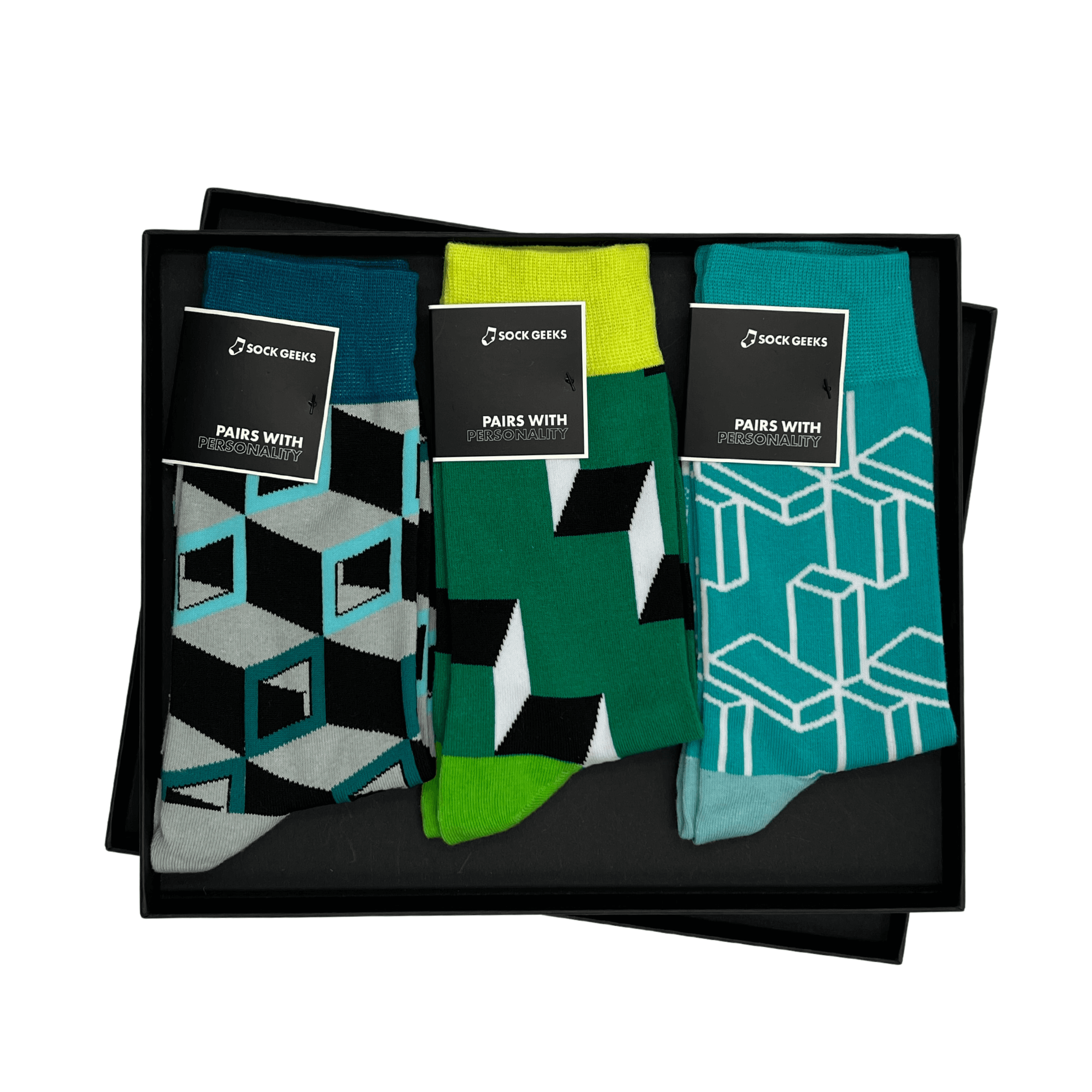Illusion Sock Collection | Luxury Sock Gift Box | Geeks – Sock Geeks