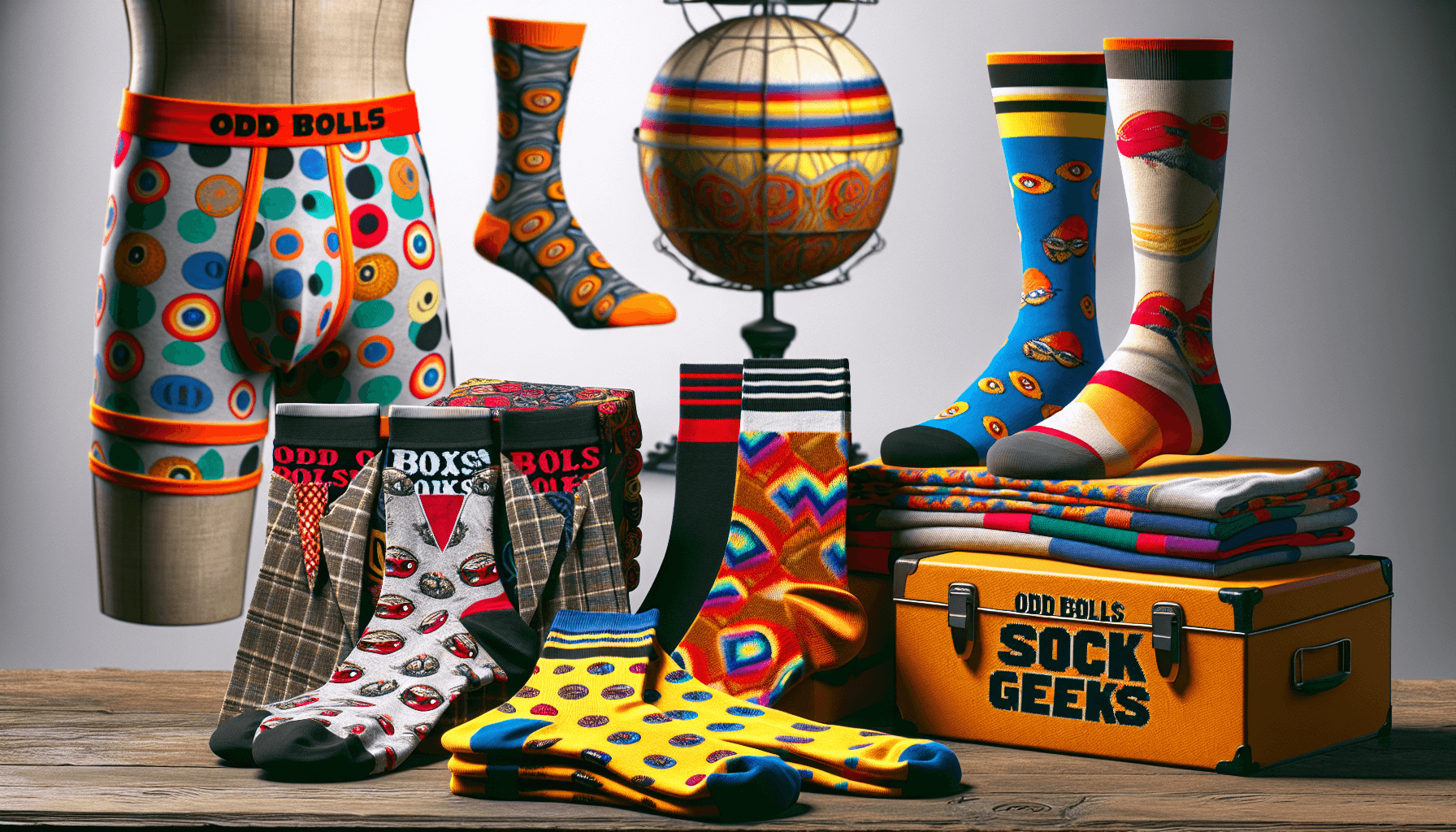 Odd Balls | Sock Geeks | unique boxers | fun socks | bold undergarments