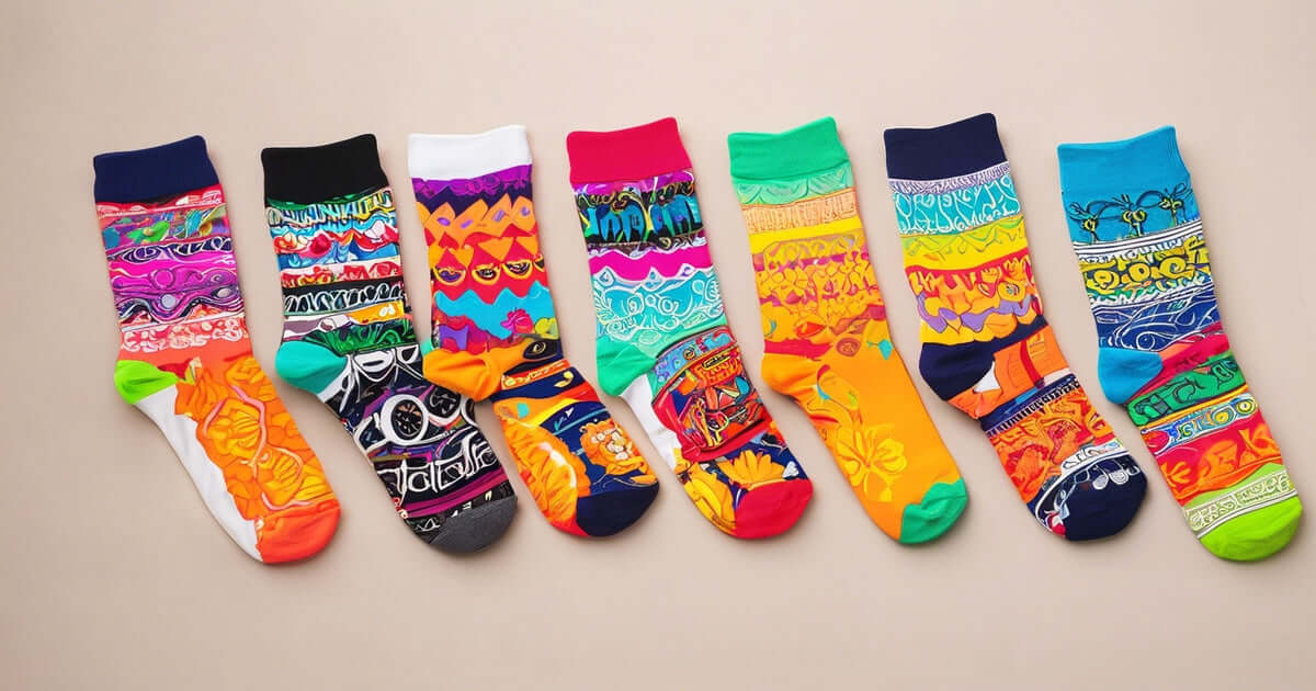 Vibrant Colours of Good Mood Socks – Sock Geeks