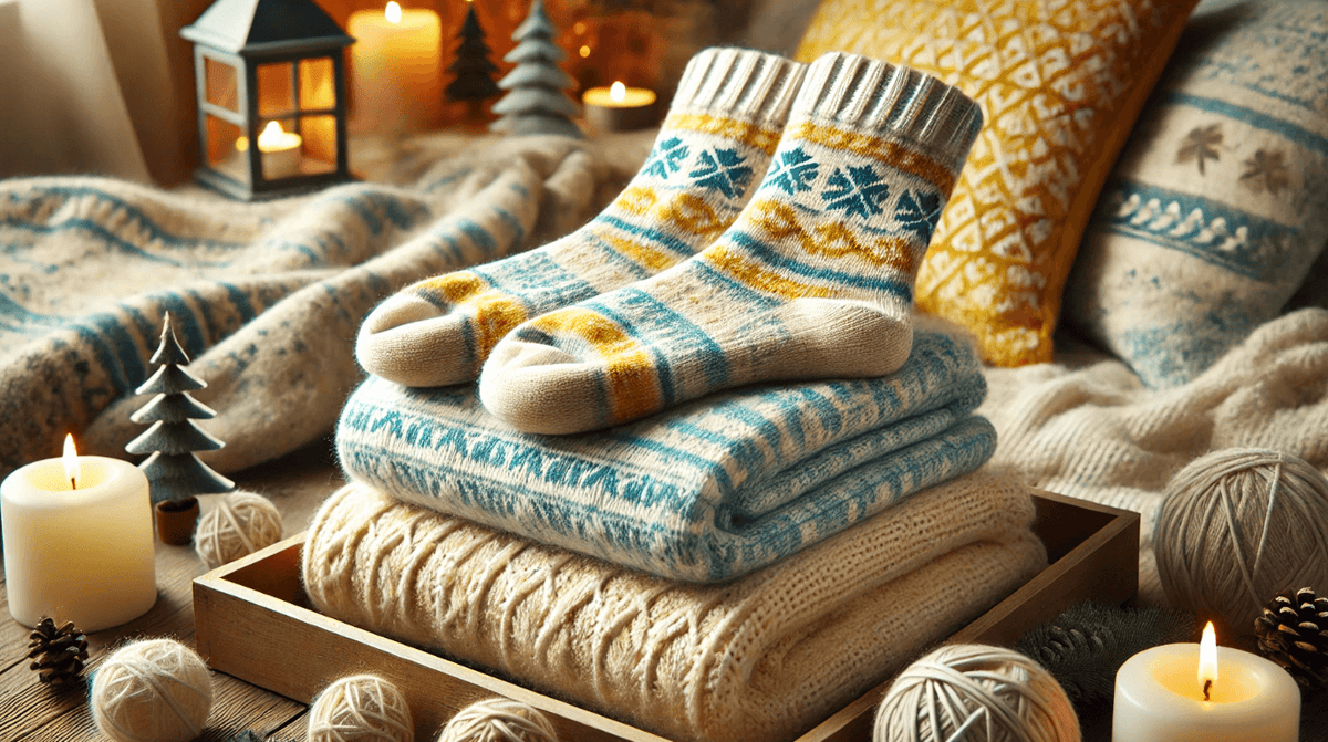 Nordic socks | Hygge socks | Cosy wool socks | Elk pattern socks – Sock ...