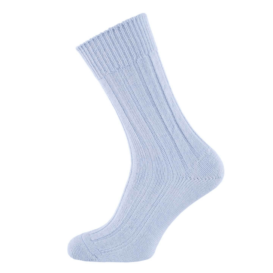 Blue wool socks | Lambswool | Comfort | Cozy | Loungewear – Sock Geeks