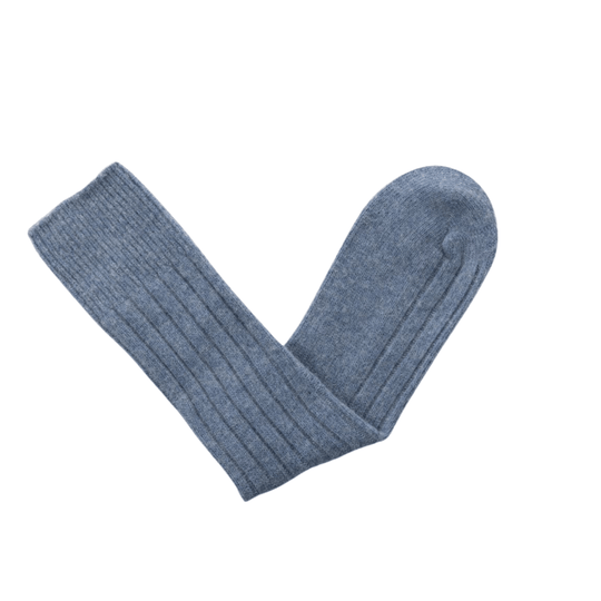 Blue wool socks | Lambswool | Comfort | Cozy | Loungewear – Sock Geeks