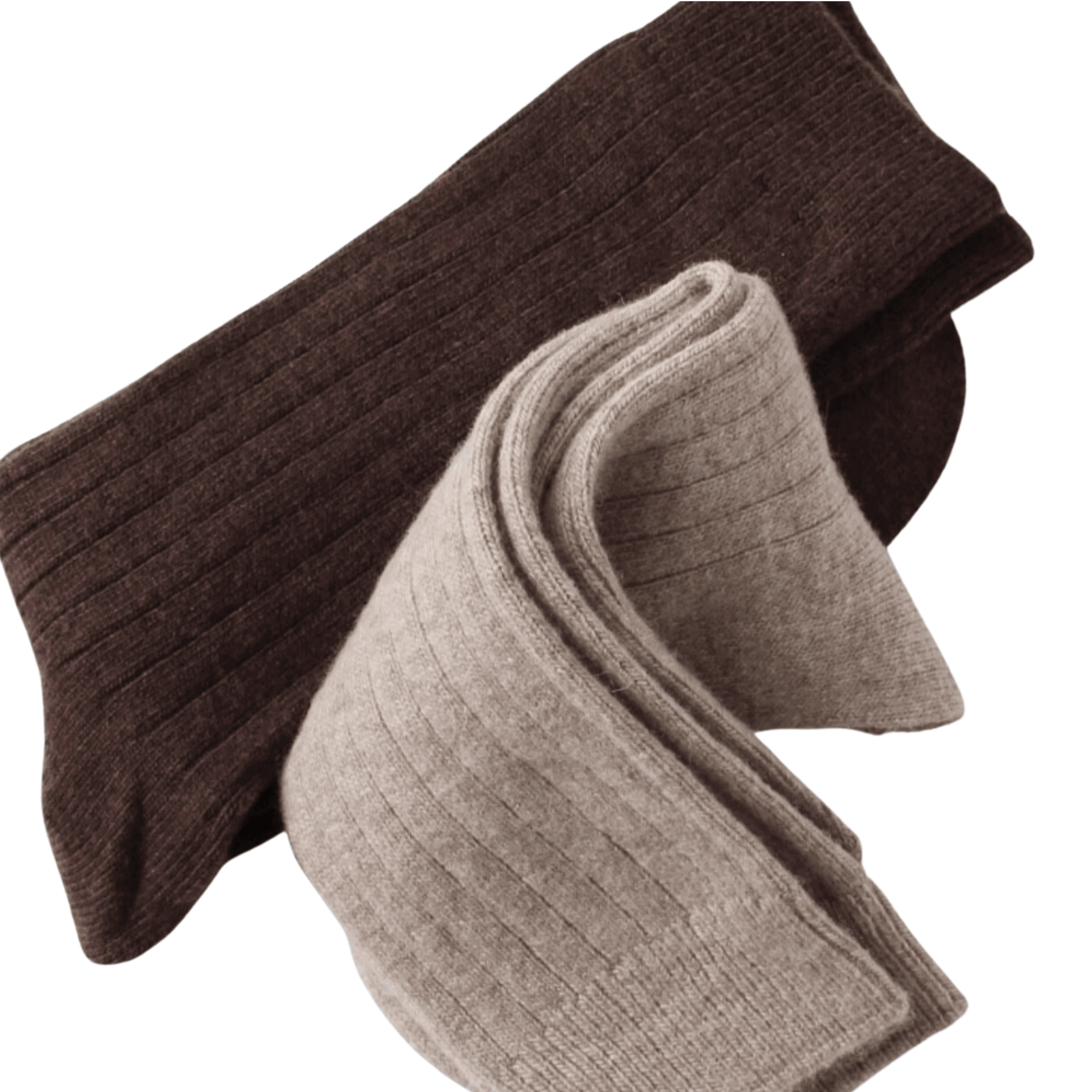 Brown cashmere socks | classic men’s socks | ribbed cashmere socks ...