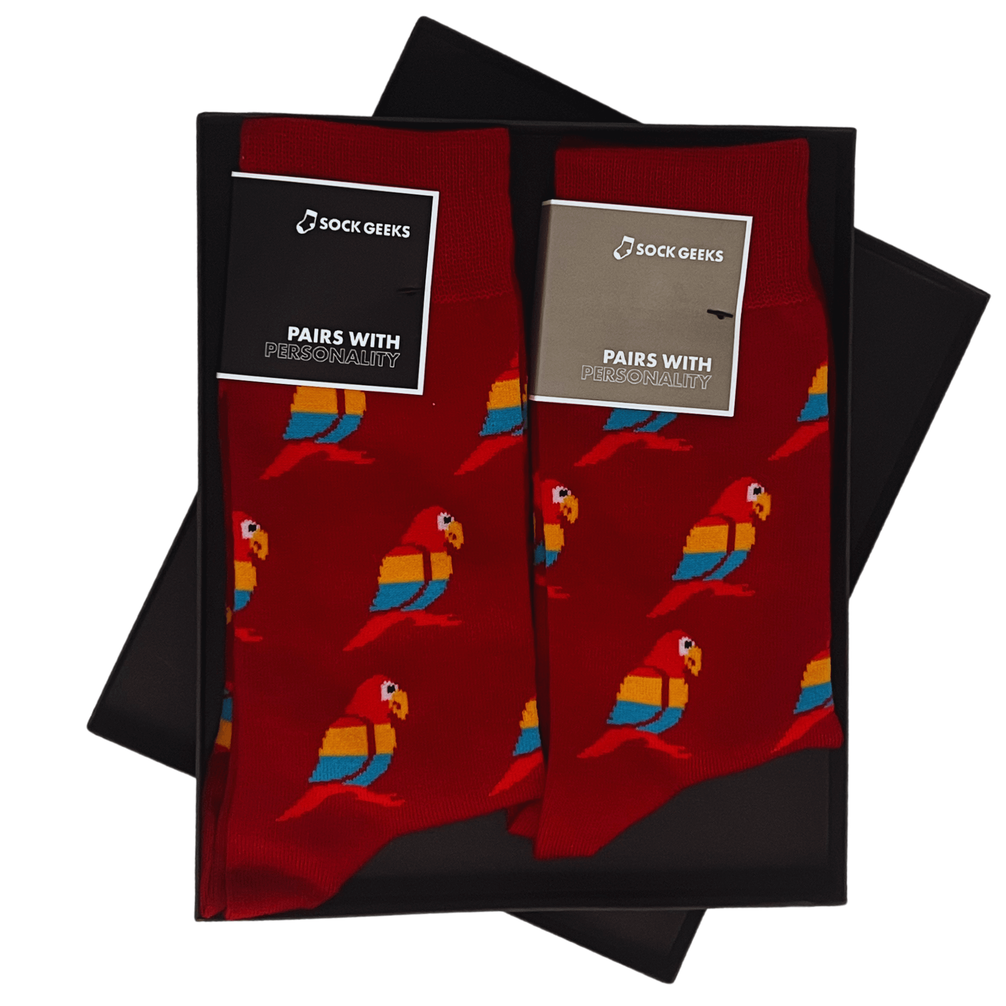 Matching socks | Couples socks | Tropical Parrots socks | Luxury cotton ...