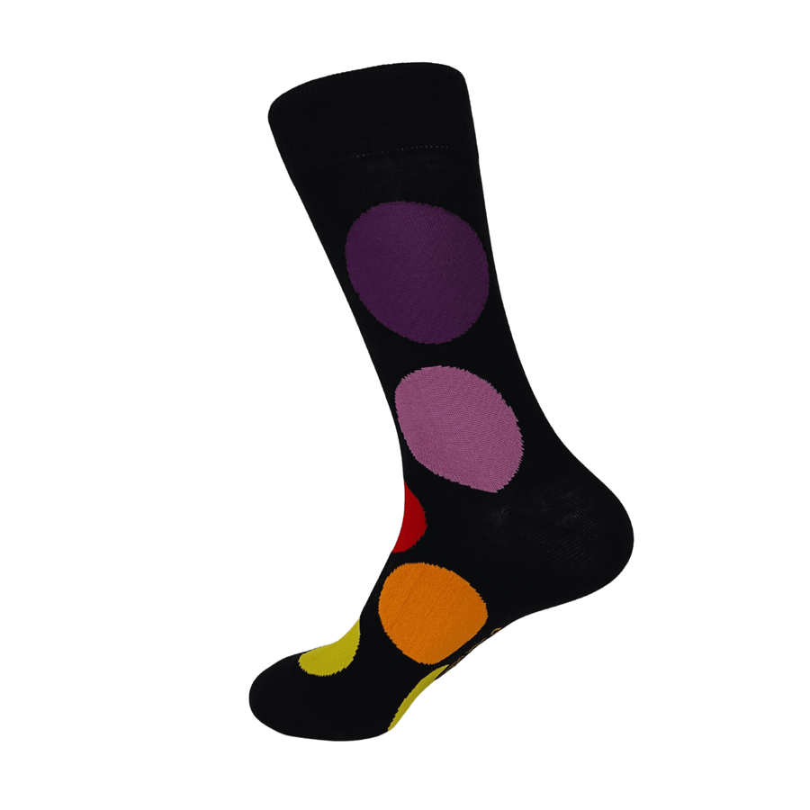 Bold Circles Socks | Vibrant sock designs | Statement footwear| Sock Geeks