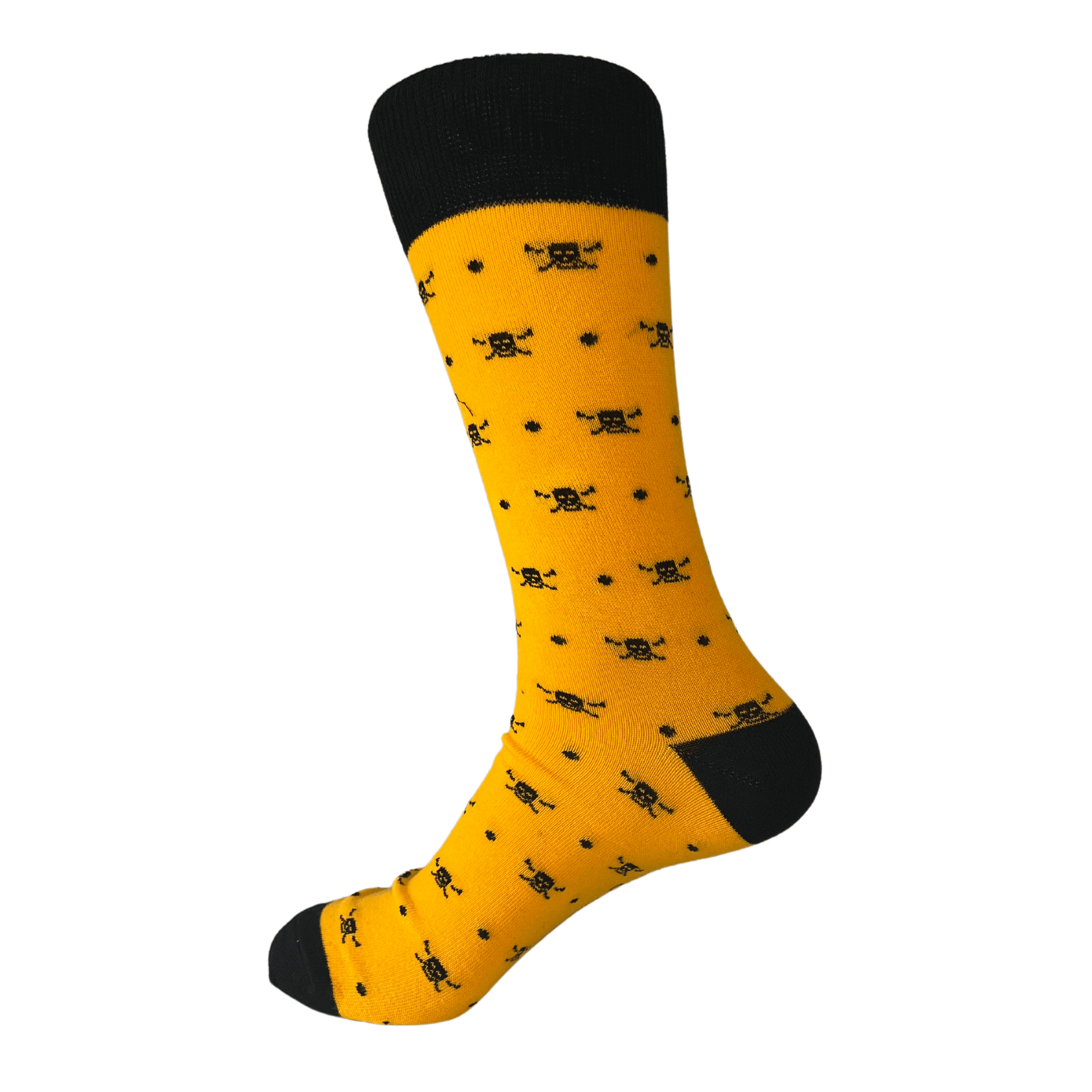 Yellow skull socks | Edgy fashion socks | Stylish socks | Comfortable ...