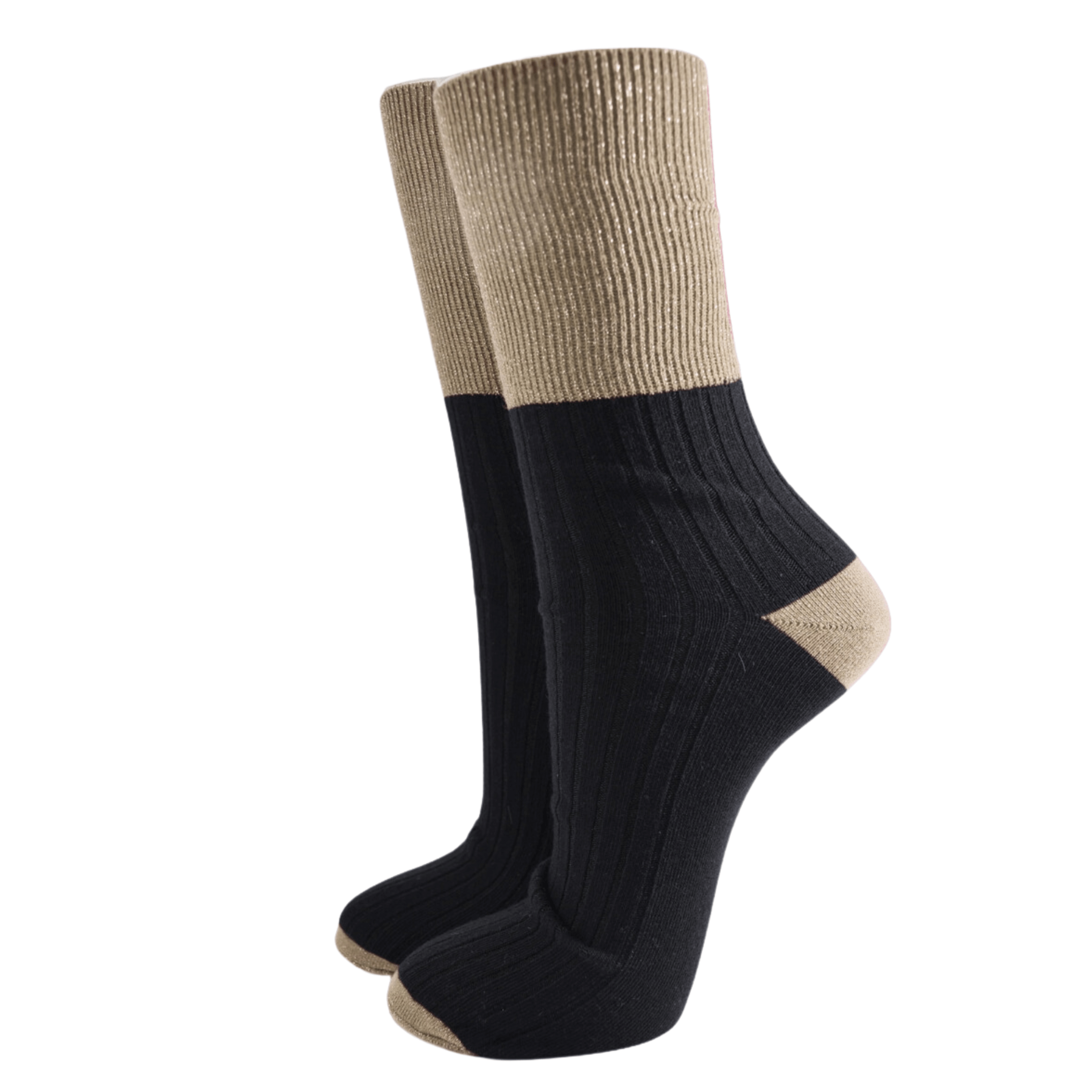 Glitter Socks | Black Sparkly Ankle Socks | Rainbow Shimmer – Sock Geeks