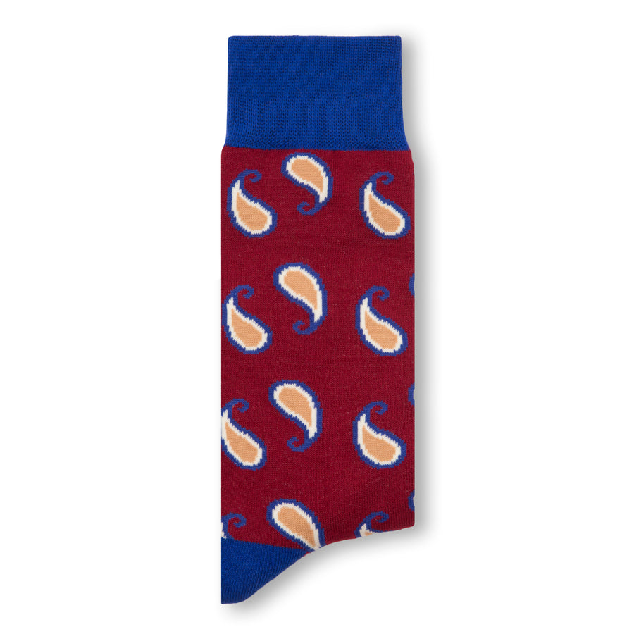 Paisley Socks Design l Dress Socks l Sock Geeks